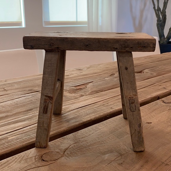 Accents | Vintage Primitive Stool | Poshmark